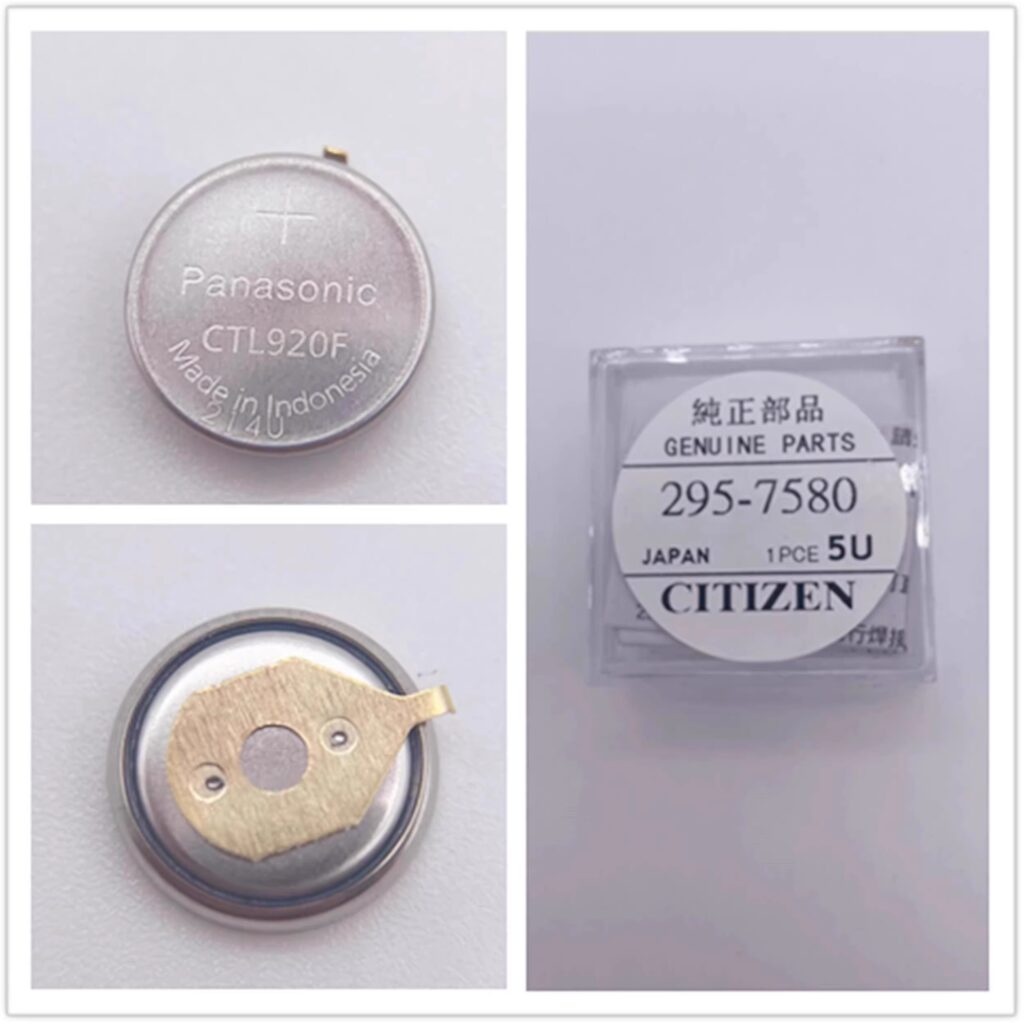 Citizen Eco-Drive Watch Dedicated Rechargeable Battery - 295-7580 ...